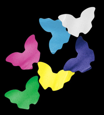 Конфетти бумажное Бабочки мульти