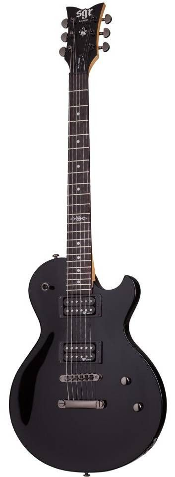 SCHECTER SGR SOLO-II BLK - электрогитара. Корпус - липа. Гриф - клён. Лады - 22 Medium. Крепление грифа: на болтах. Звукосниматели: Н/Н Schecter Diamond Plus. Переключатель звукоснимателей: 3-позиционный. Регуляторы: 1V/1Т. В комплекте: чехол. Цвет: черный