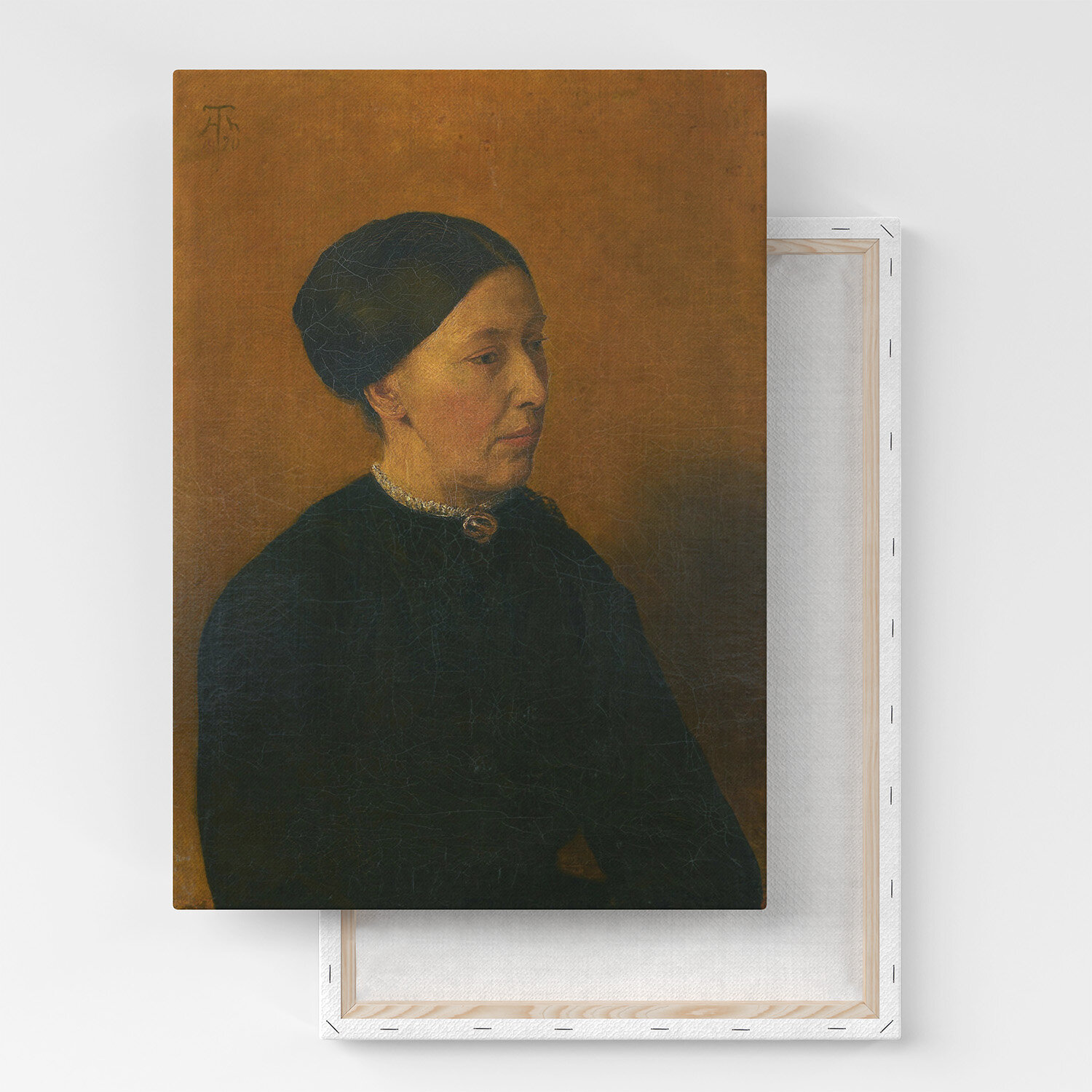 Картина на холсте, репродукция / Ханс Тома - Portrait of Mrs / Размер 30 x 40 см