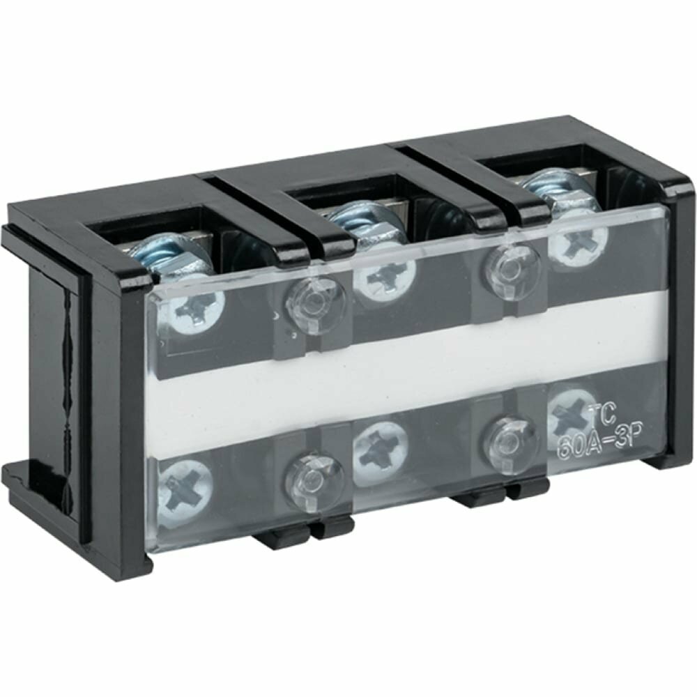 Клеммный терминал EKF до 16 мм2 60A 3 клеммные пары PROxima tc-603, 660 В, для присоединения и ответвления
