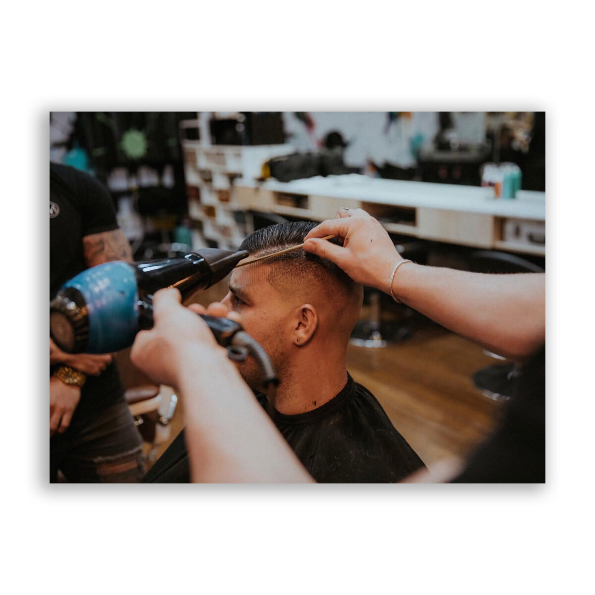 Постер, плакат на бумаге / Для Барбершопа / Размер 40 x 53 см