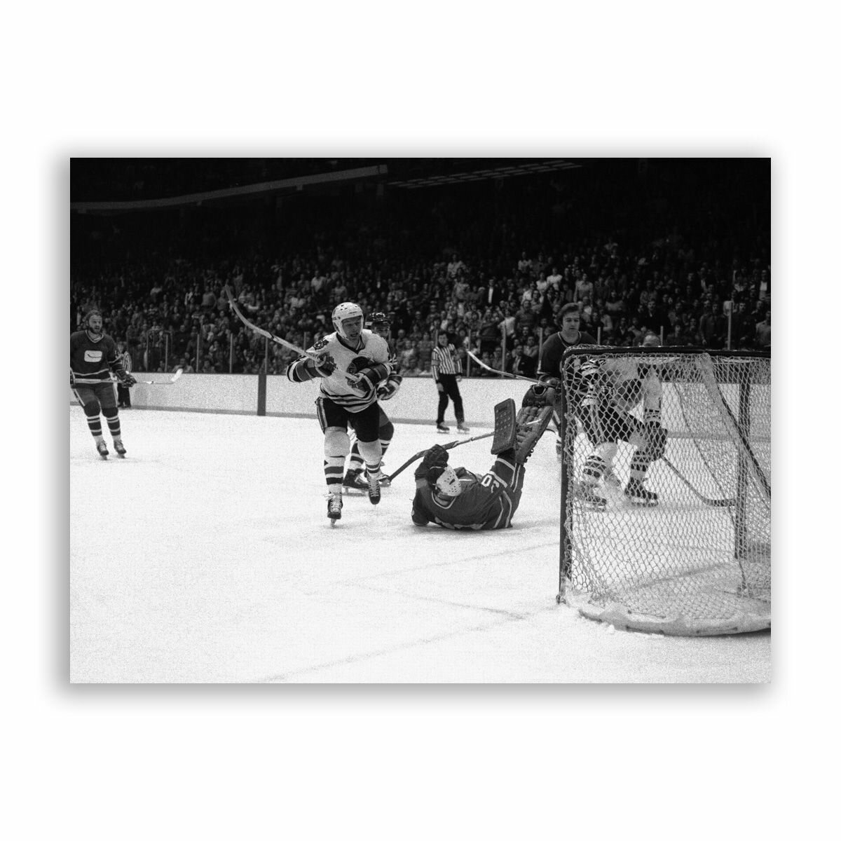 Постер, плакат на бумаге / Хоккей / Размер 60 x 80 см