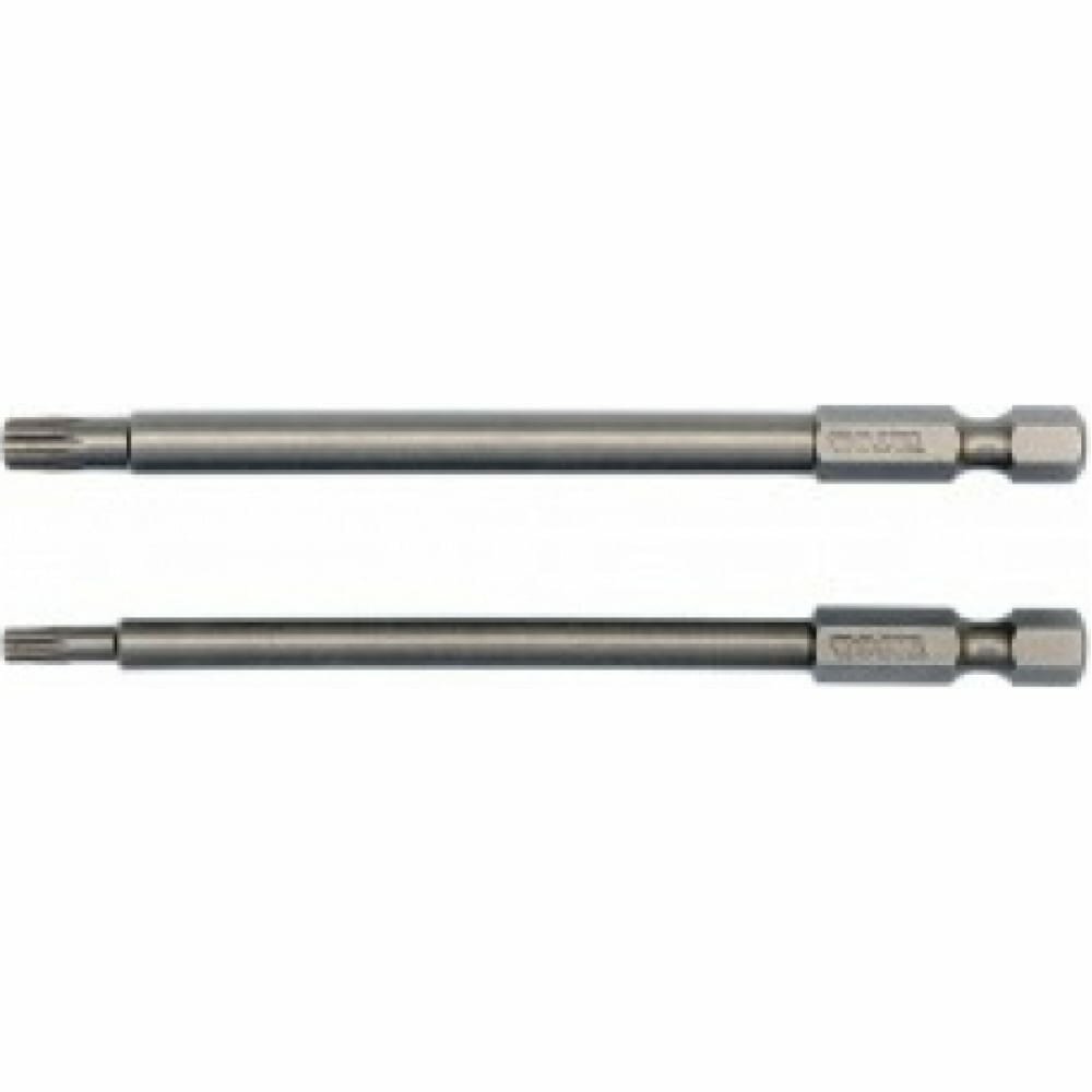 Бита TORX SECURITY Т15, Т27, 100 мм, 2 шт YATO YT-0491 — фото 1