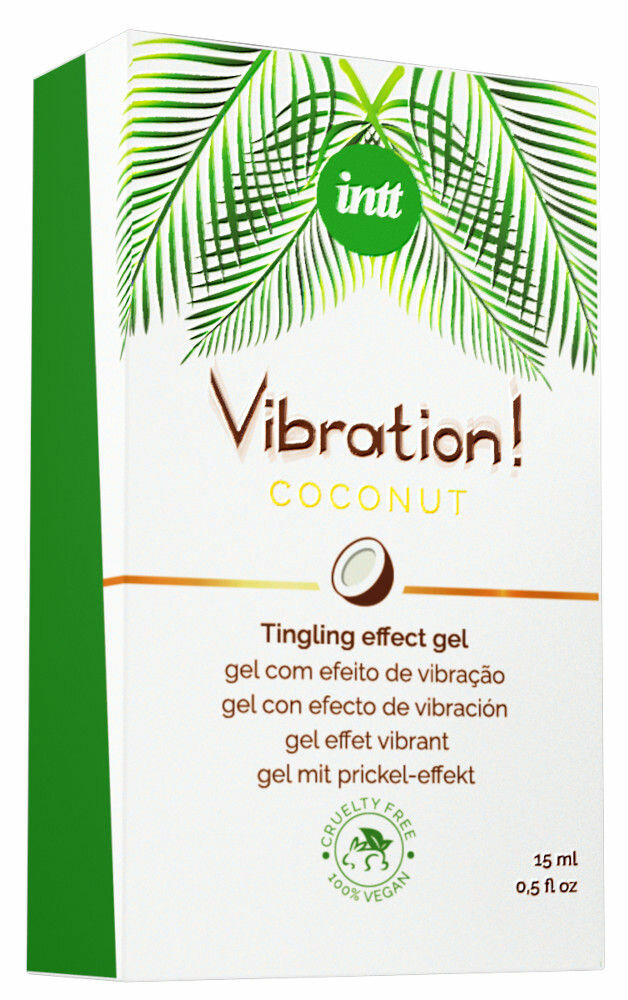 Возбуждающий гель с ароматом кокоса Vibration Coconut - 15 мл. (INTT, Бразилия)