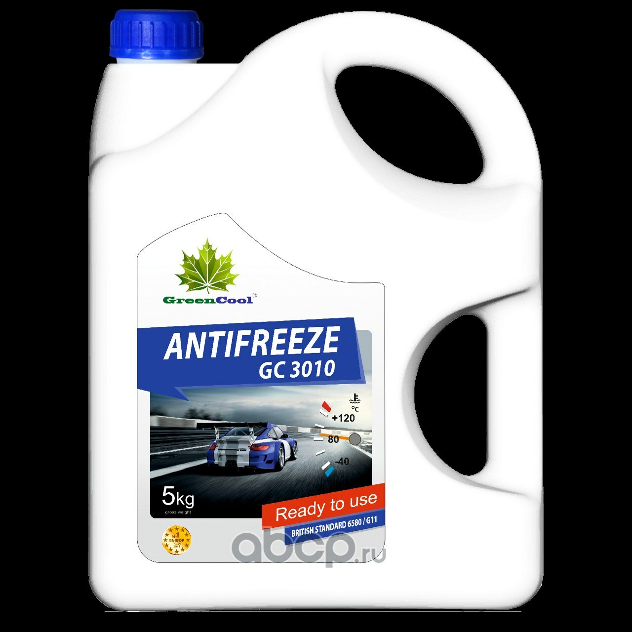 Антифриз g-11 greencool gс3010 готовый (синий) 4,2 л.