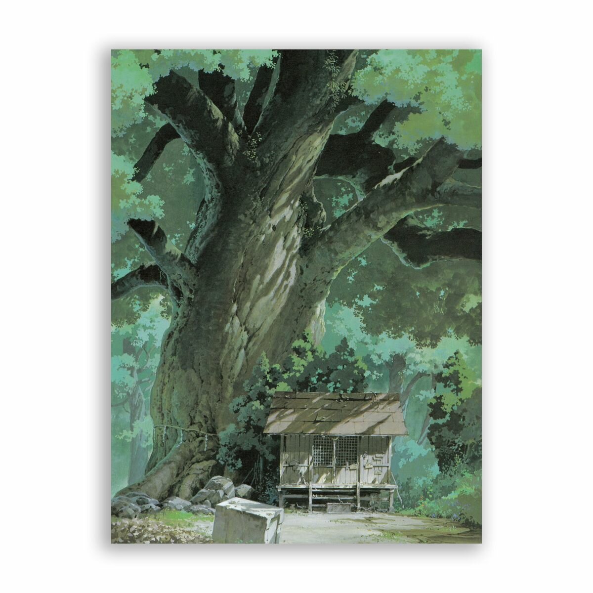 Постер, плакат на бумаге / Мой сосед Тоторо / Размер 60 x 80 см