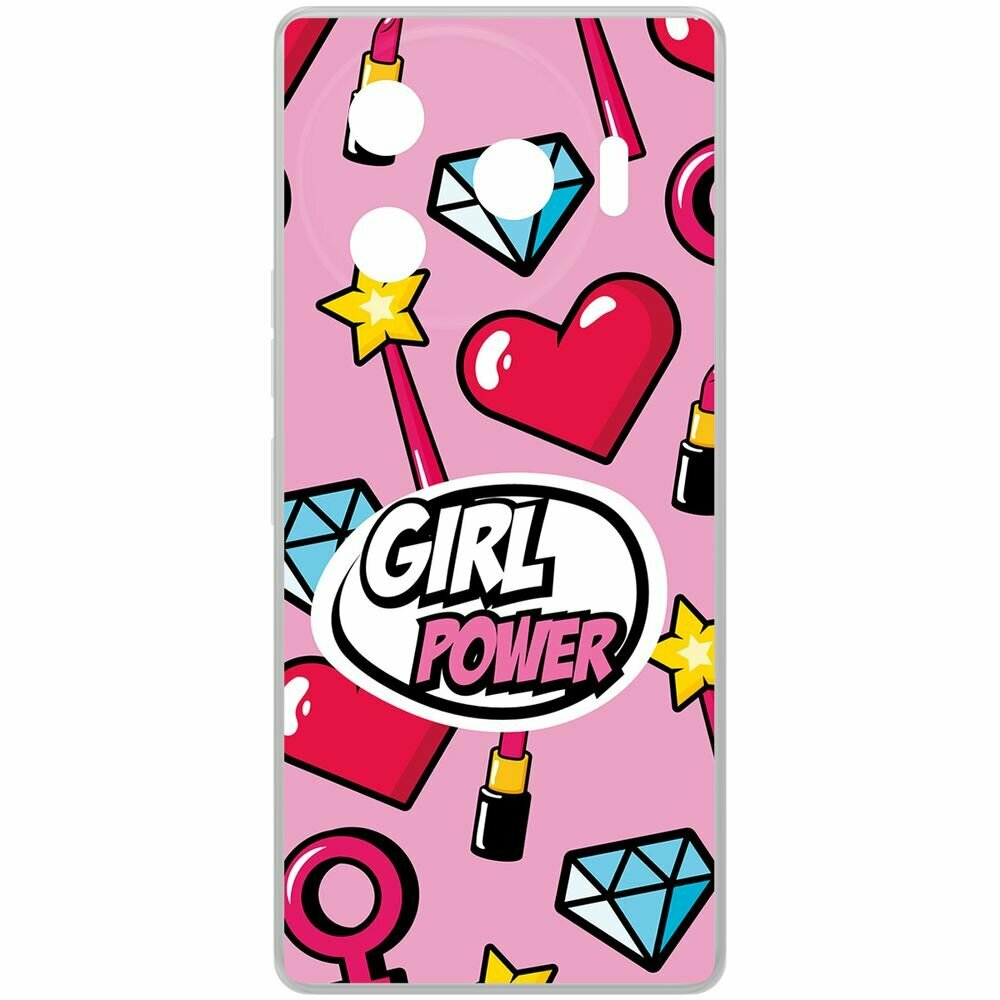 Чехол-накладка Krutoff Clear Case Girl Power для TECNO Camon 30 Pro 5G