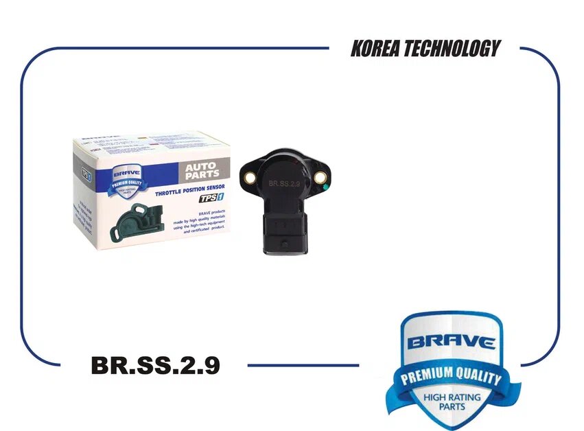 Датчик положения дроссельной заслонки Hyundai Elantra 06-; Kia Ceed, Cerato 08- Brave