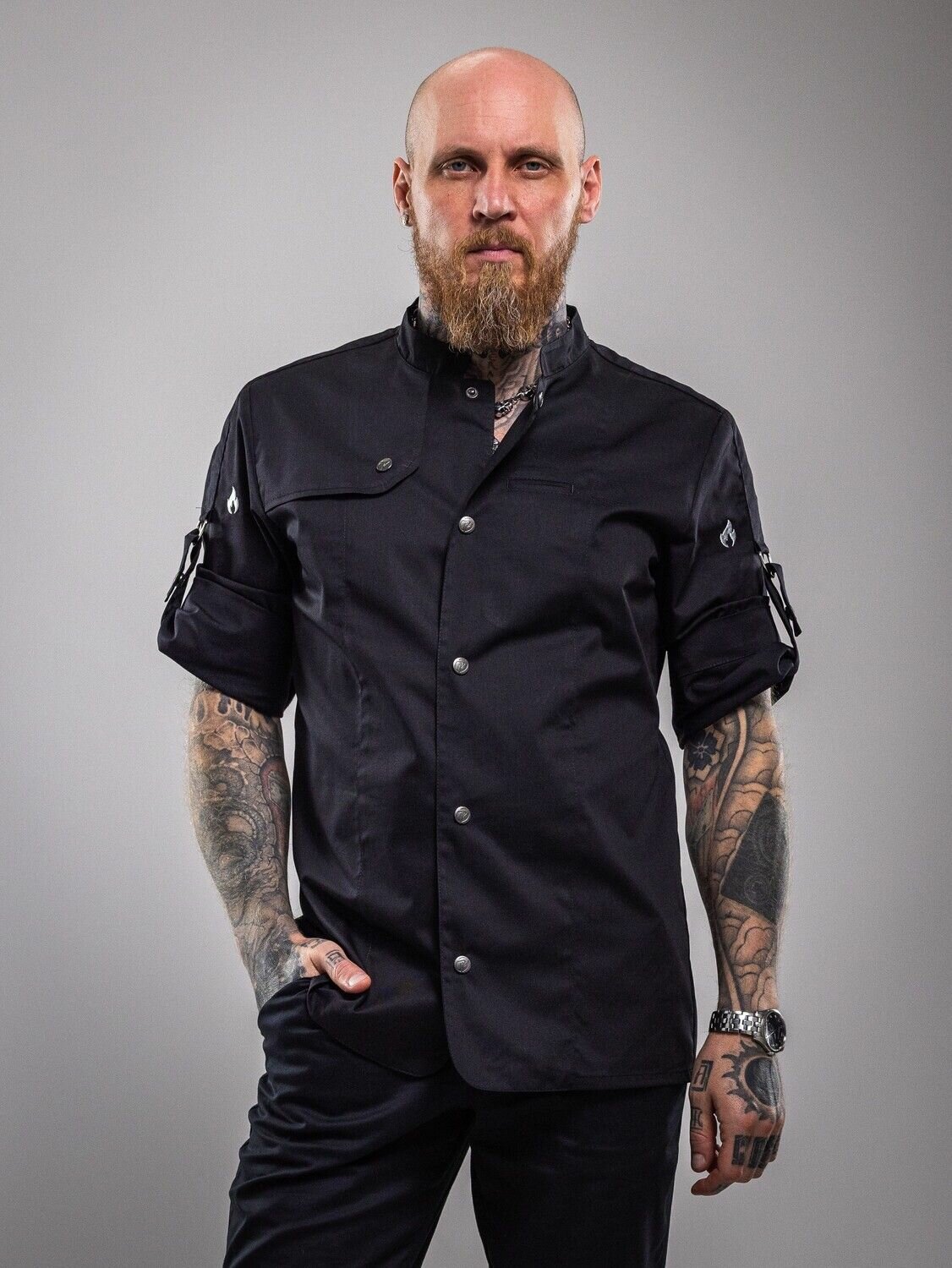 370BM-Куртка поварская мужская