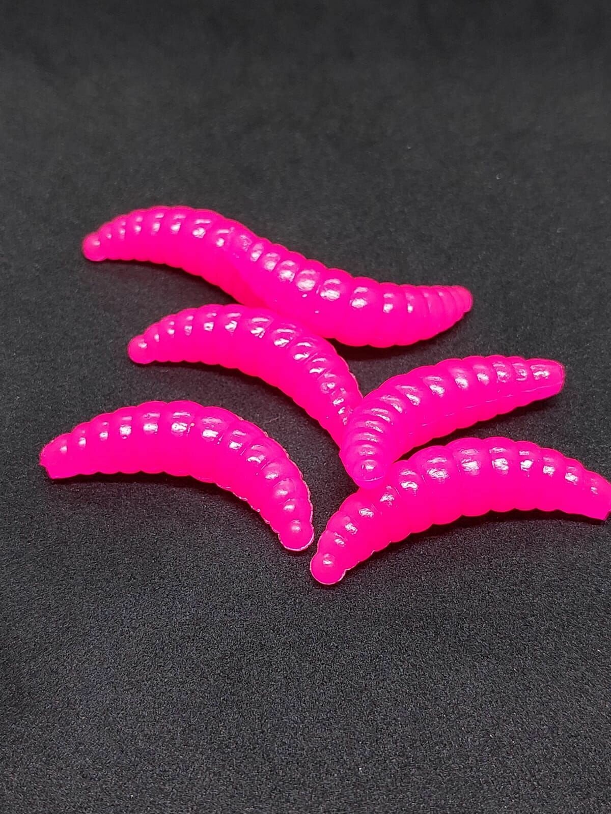 Форелевая приманка Maggot. 48 мм. Светонакопительная. Розовый