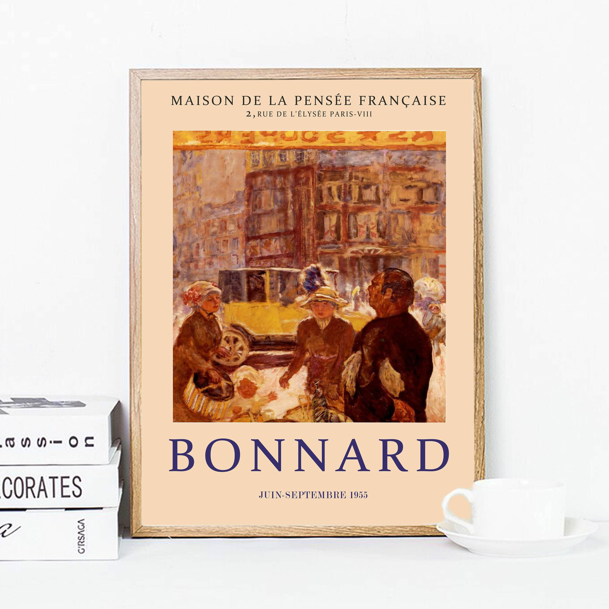 Ретро афиша Пьер Боннар / Pierre Bonnard, размер A2, без рамы