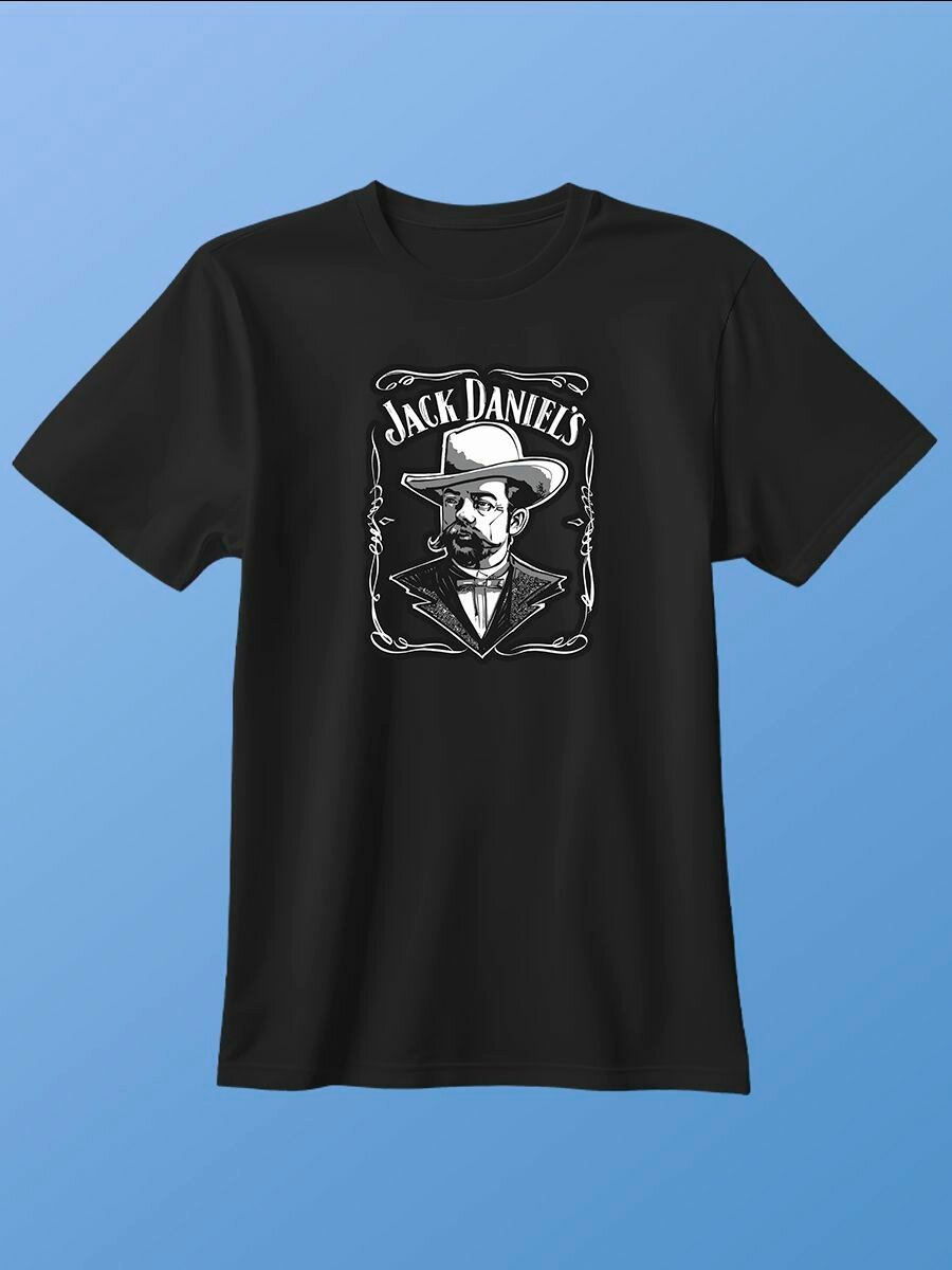 Футболка с надписью jack daniels виски
