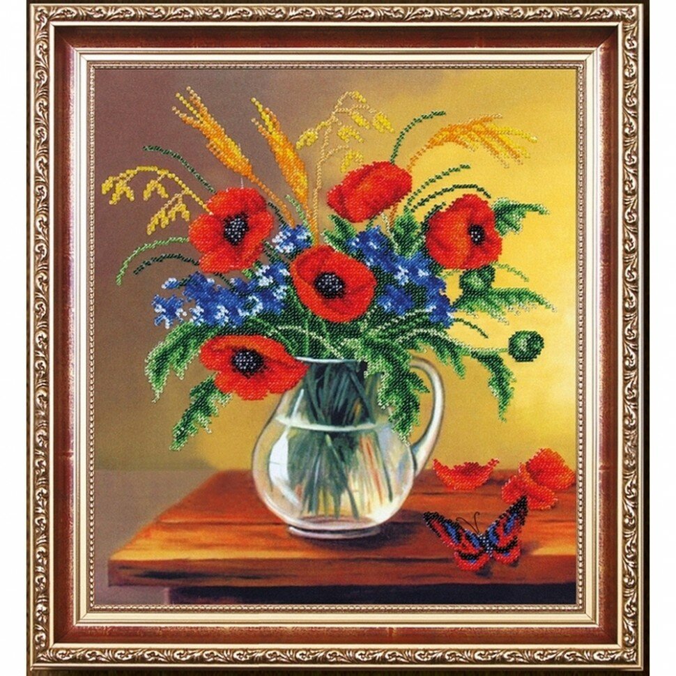 Набор для вышивания Магия канвы #Б-254 Прованс, Вышивка бисером, 28 x 31 см