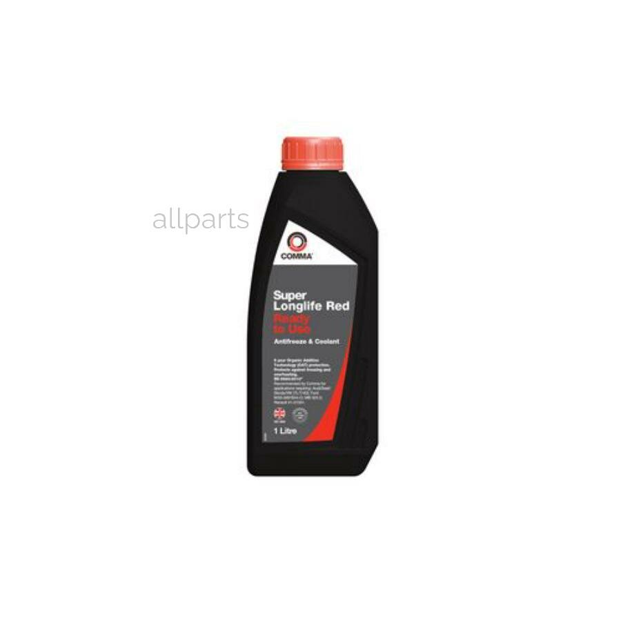 COMMA SLC1L COMMA SUPER LONGLIFE RED - COOLANT (1L) антифриз! красный, готовый к использованию\ VW (TL774D)
