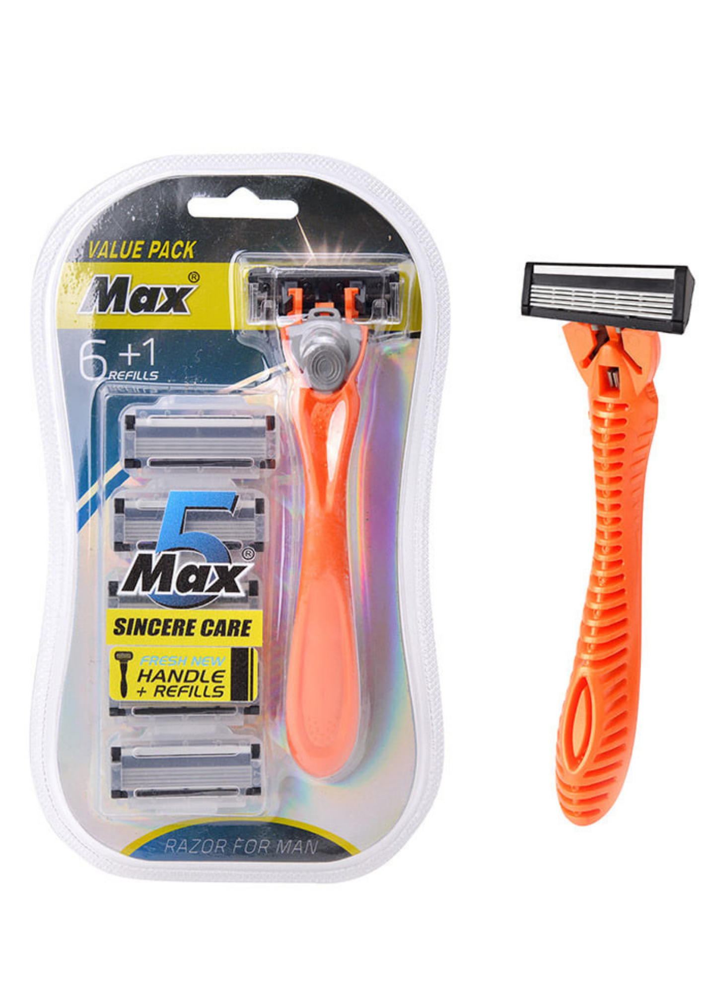 Набор для бритья. Мужской. 5 лезвий.