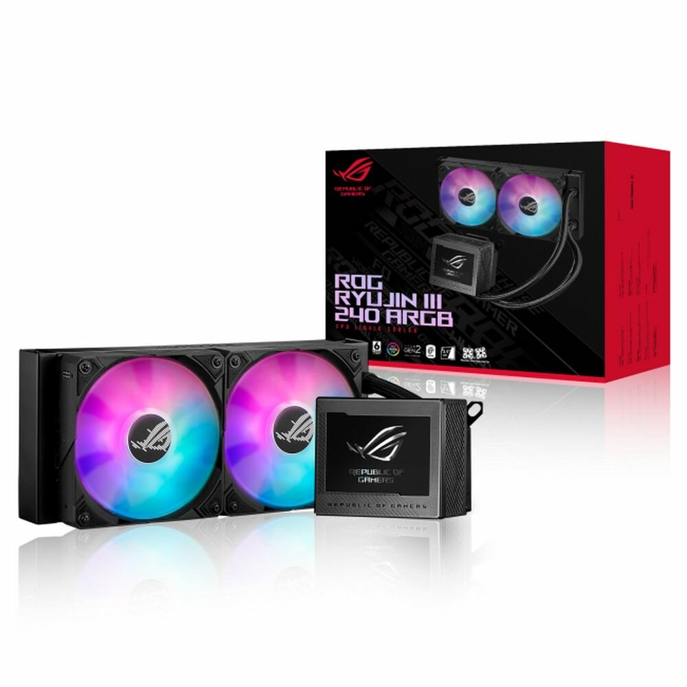 Жидкостная система охлаждения ASUS ROG RYUJIN III 240 ARG/AIO COOLER, ASETEK, EMMA, ARGB 90RC00K1-M0UAY0