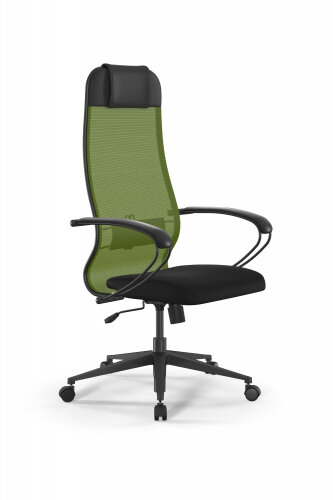 Кресло офисное Метта Sit 10 B1-111K - X2+UMF(X1) /Ub00/Wh00/K1bL(M09. B11. G19. W02) Зеленый-Черный