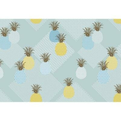 Клеенка столовая, кухонная скатерть на стол 125*100 см на тканевой основе (345/1)