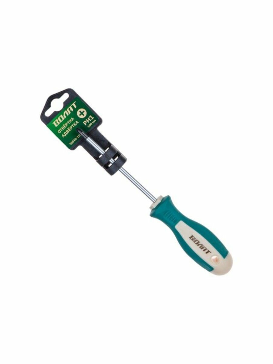 Волат Отвертка крестовая 100мм PH1 18040-110