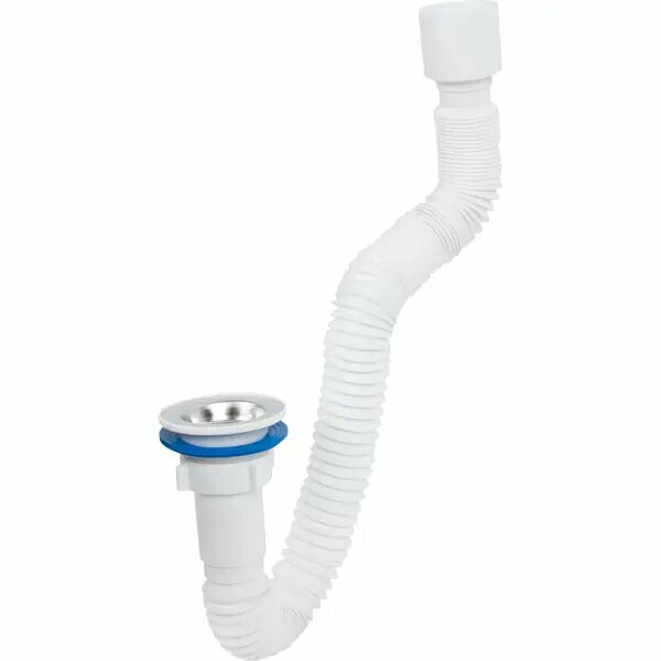 Гофросифон для кухонной мойки 1 1/2" 85 см с выпуском