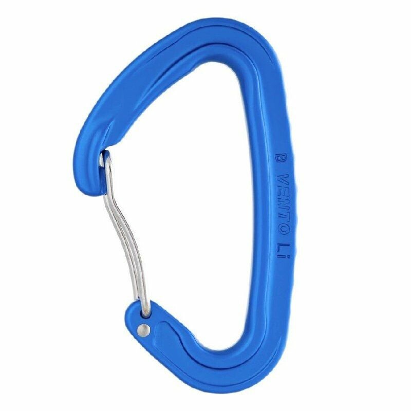 Карабин Венто "Light" со скобой, синий