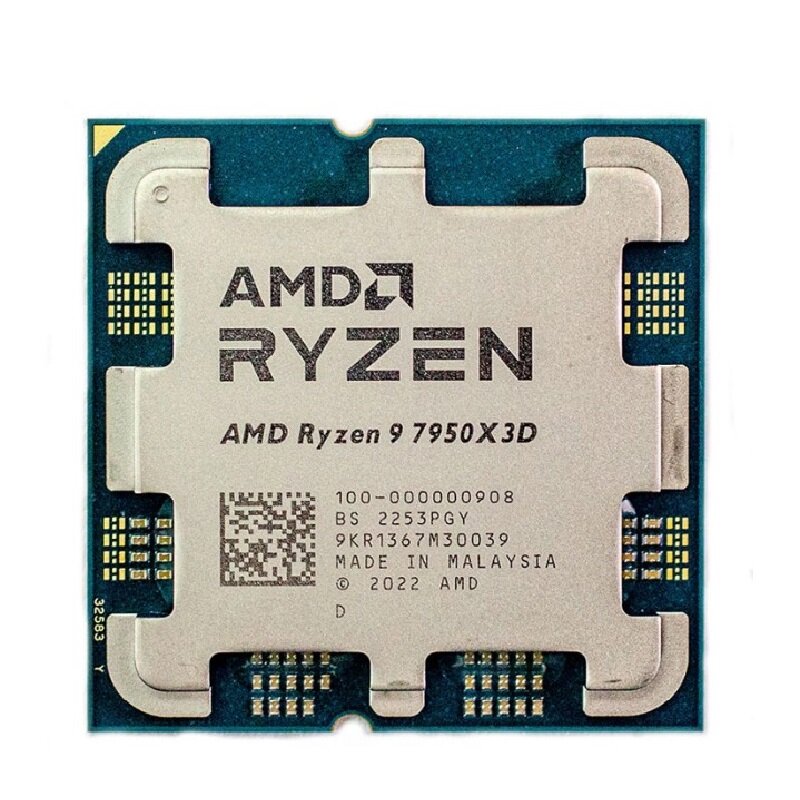 Процессор AMD Ryzen 9 7950X3D OEM, 16 ядер, 4200MHz, AM5, 120Вт