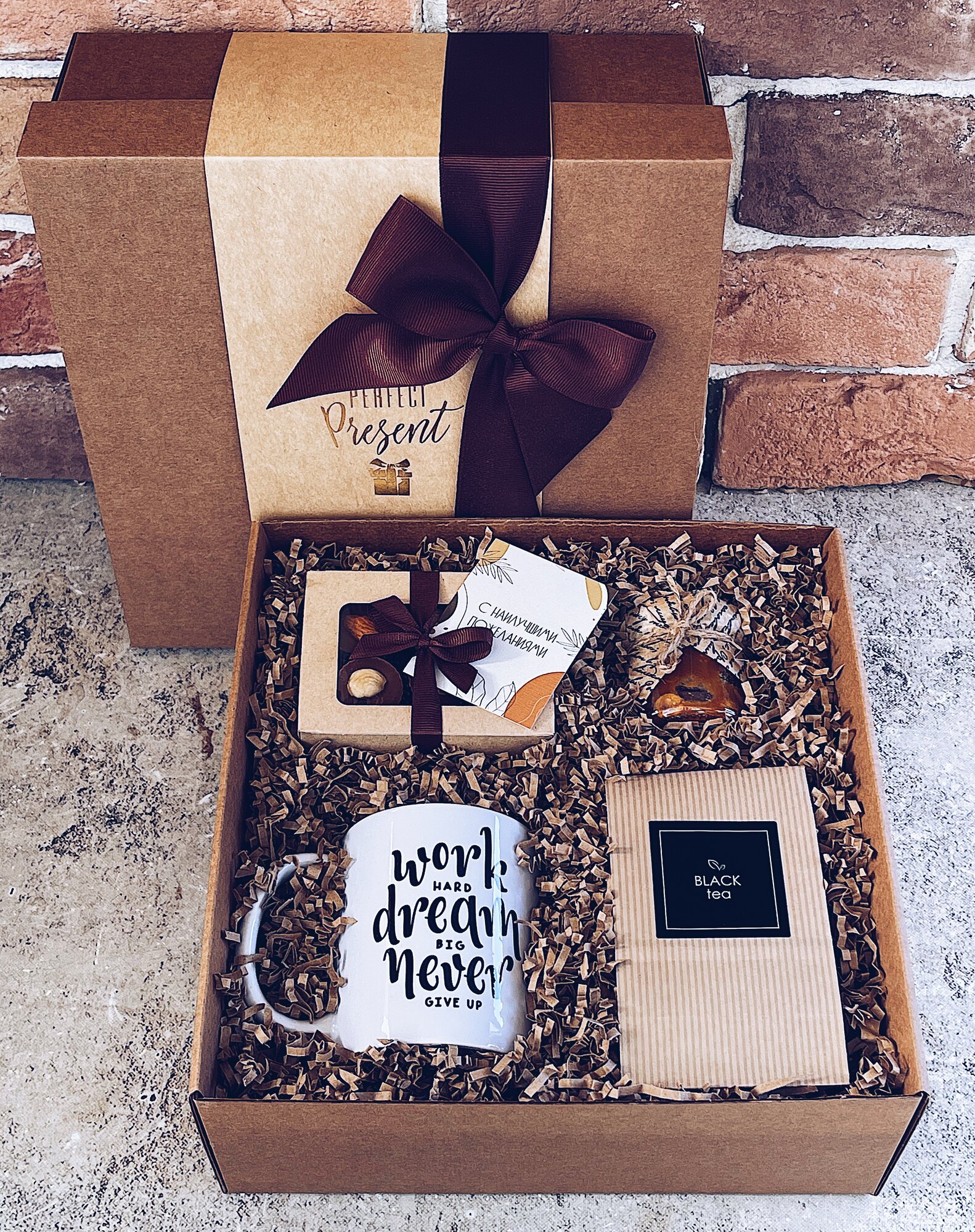 Подарочный набор PERFECT PRESENT, с кружкой, для взрослых, универсальный