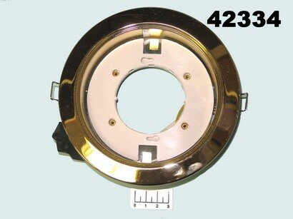 Светильник для лампы GX70 встраиваемый H5 Ecola (53*151) золото FG70H5ECB