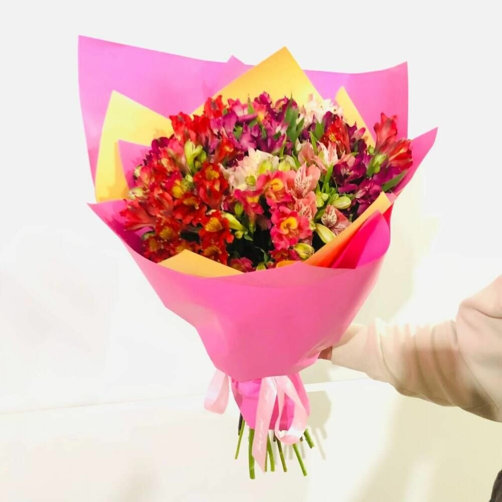 Букет альстромерии, 19 шт.
