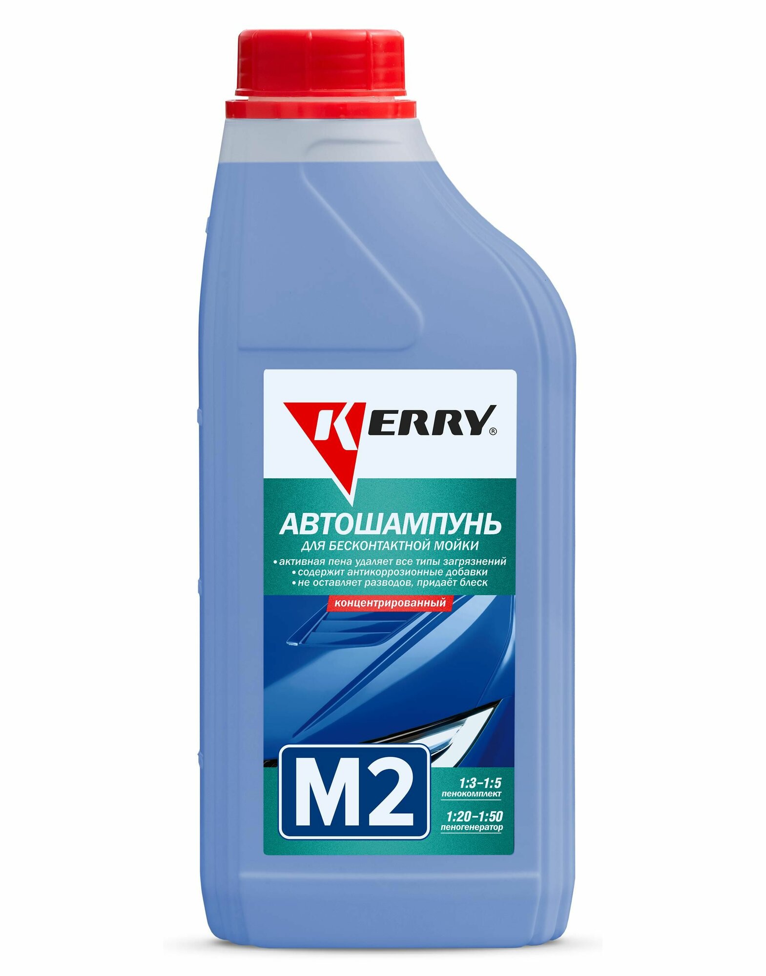 Автошампунь для бесконтактной мойки, 1 л KERRY KR-307 KERRY KR-307
