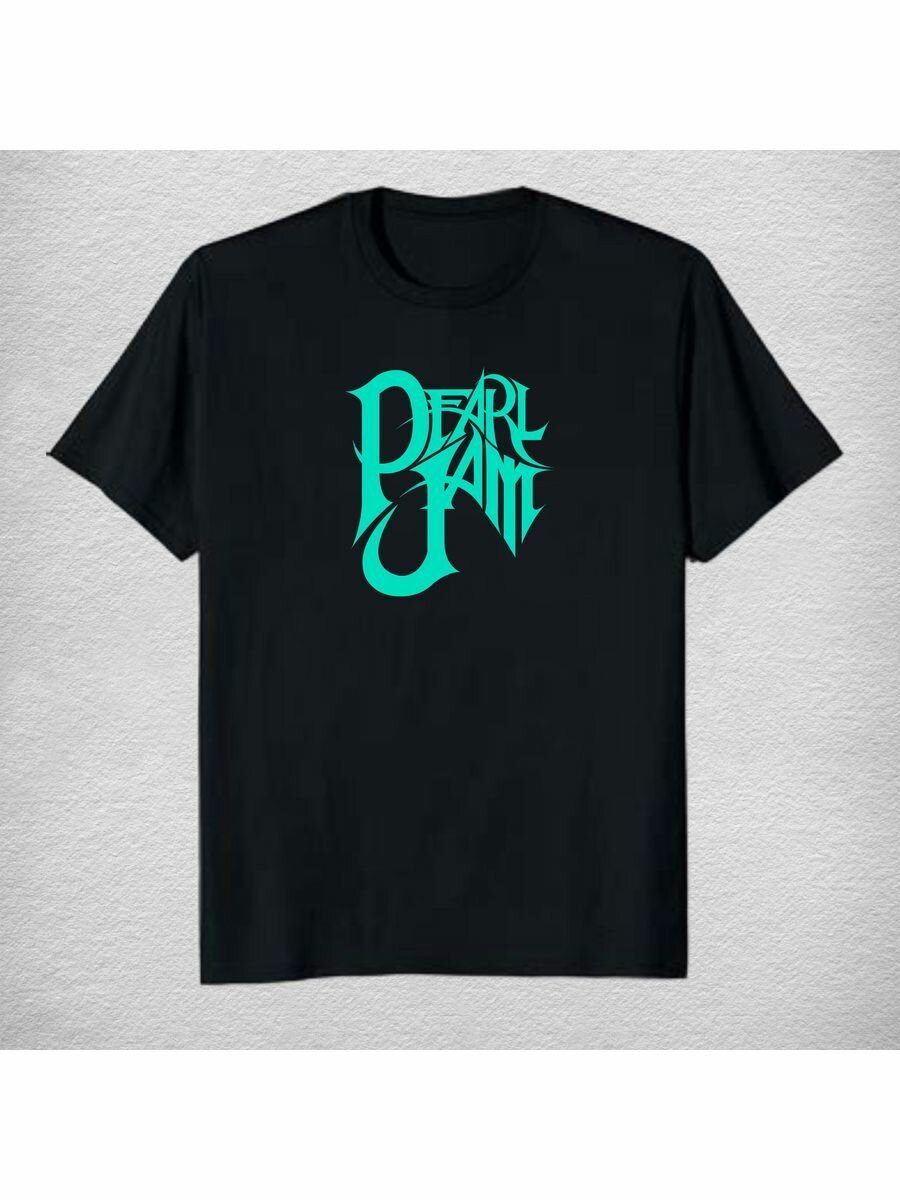 Футболка pearl jam надпись