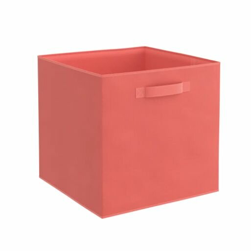 Короб Spaceo KUB Cocktail 31x31x31 см 29.7 л полиэстер цвет коралловый