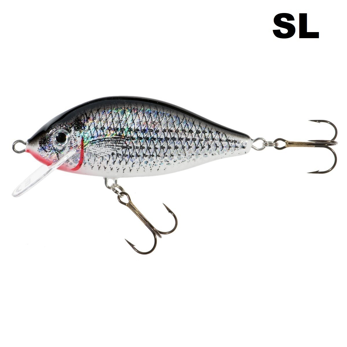 Воблер для рыбалки на щуку Jaxon Карась 11 см SL, плавающий для троллинга на судака. Приманка на щуку, окуня, судака, жереха