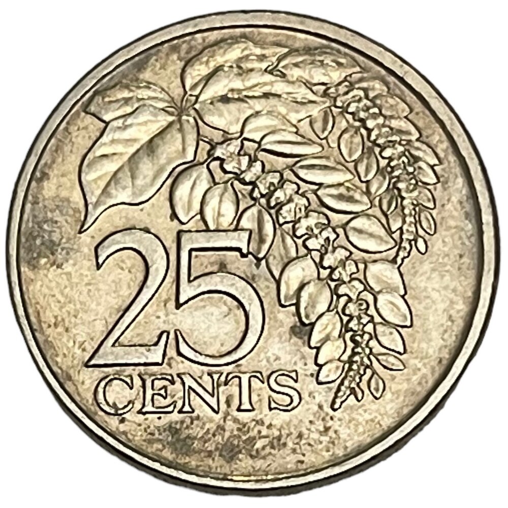 Тринидад и Тобаго 25 центов 1998 г.