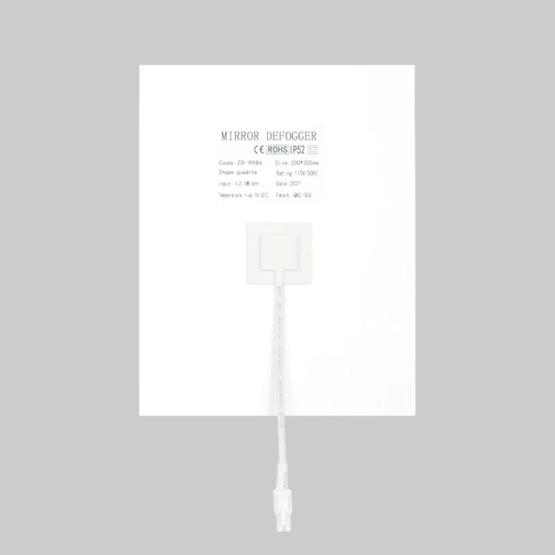 GEDLUZI Обогреватель противотуманной пленки для LED зеркала 200 X 300MM
