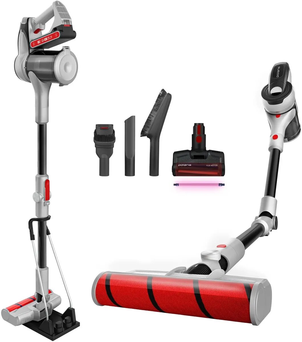 Пылесос Polaris PVCS 5090, вертикальный, от аккумулятора, 450Вт, 60мин
