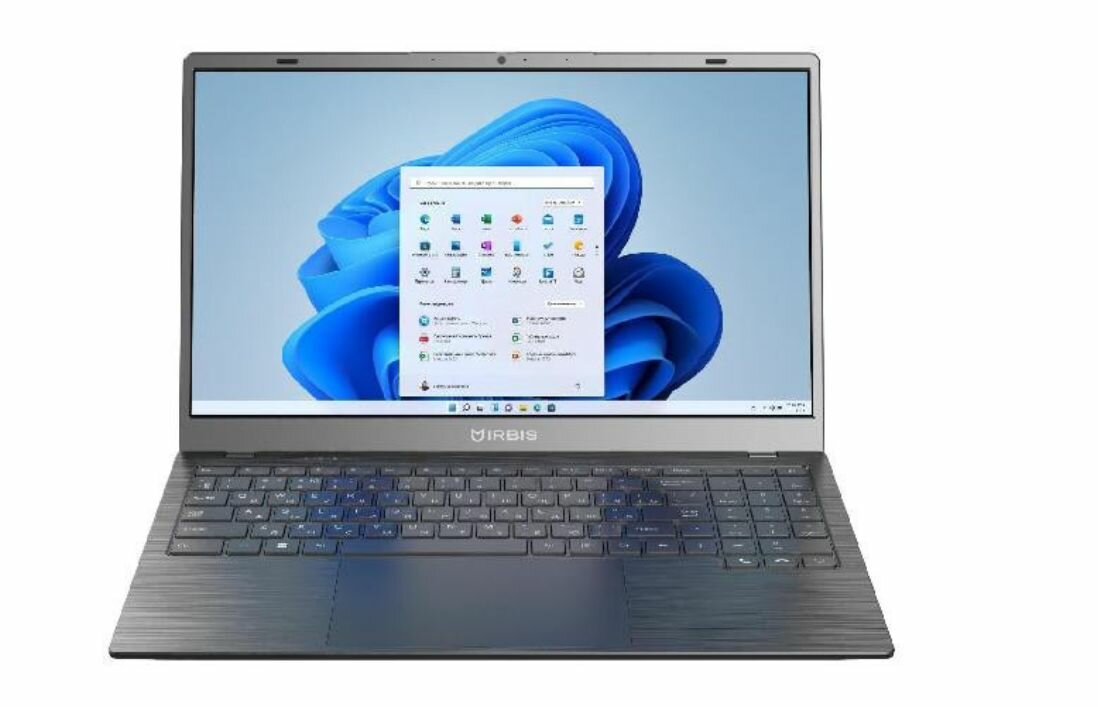15,6" Ноутбук Irbis 15N (15NBC1013) серый - 1920x1080, IPS, Intel Celeron N4020, ядра: 2 x 1,1 ГГц, 8 ГБ, SSD 128 ГБ, Intel UHD Graphics 600, Windows 11 Pro