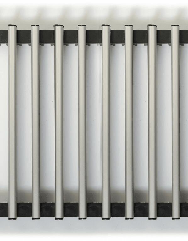 Решетка рулонная RRA 230-1000-A алюминиевая на полиэтиленовой основе цвет "алюминий"