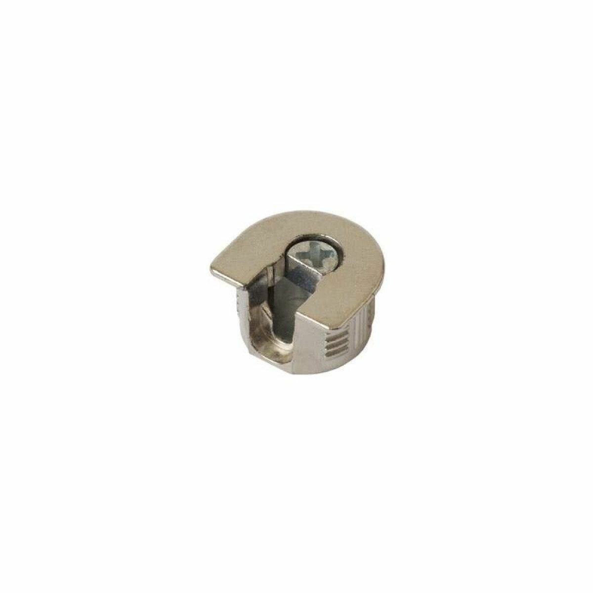 Стяжка-полкодерж. д/плиты 16мм, + дюбель L 11мм FIRMAX, цинк, никель (2 части) 1 ком.