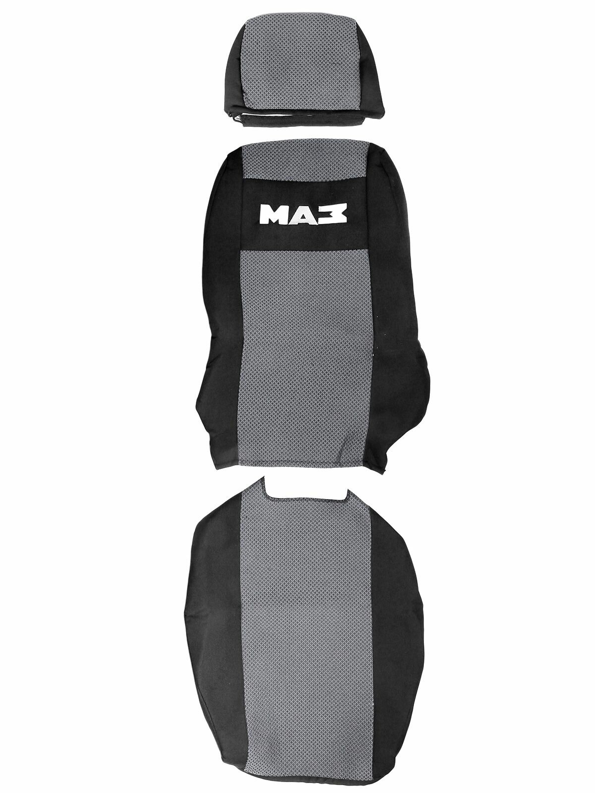 Чехлы на сиденья для Маз евро (Простор) с 2021г. (комплект) Жаккард. Сделано в России. (25687)
