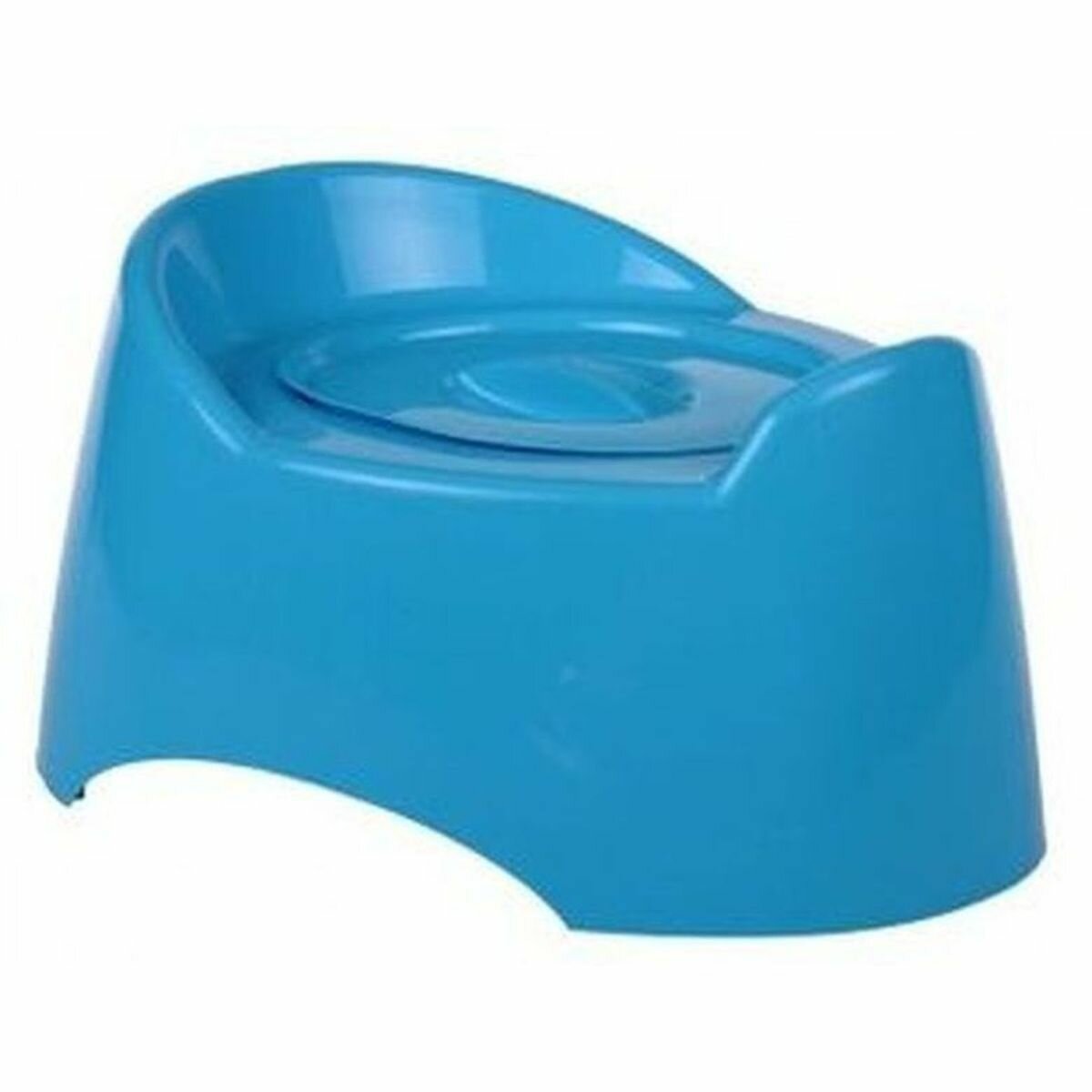 Горшок детский Малышок с крышкой (голубой) Альтернатива М1324