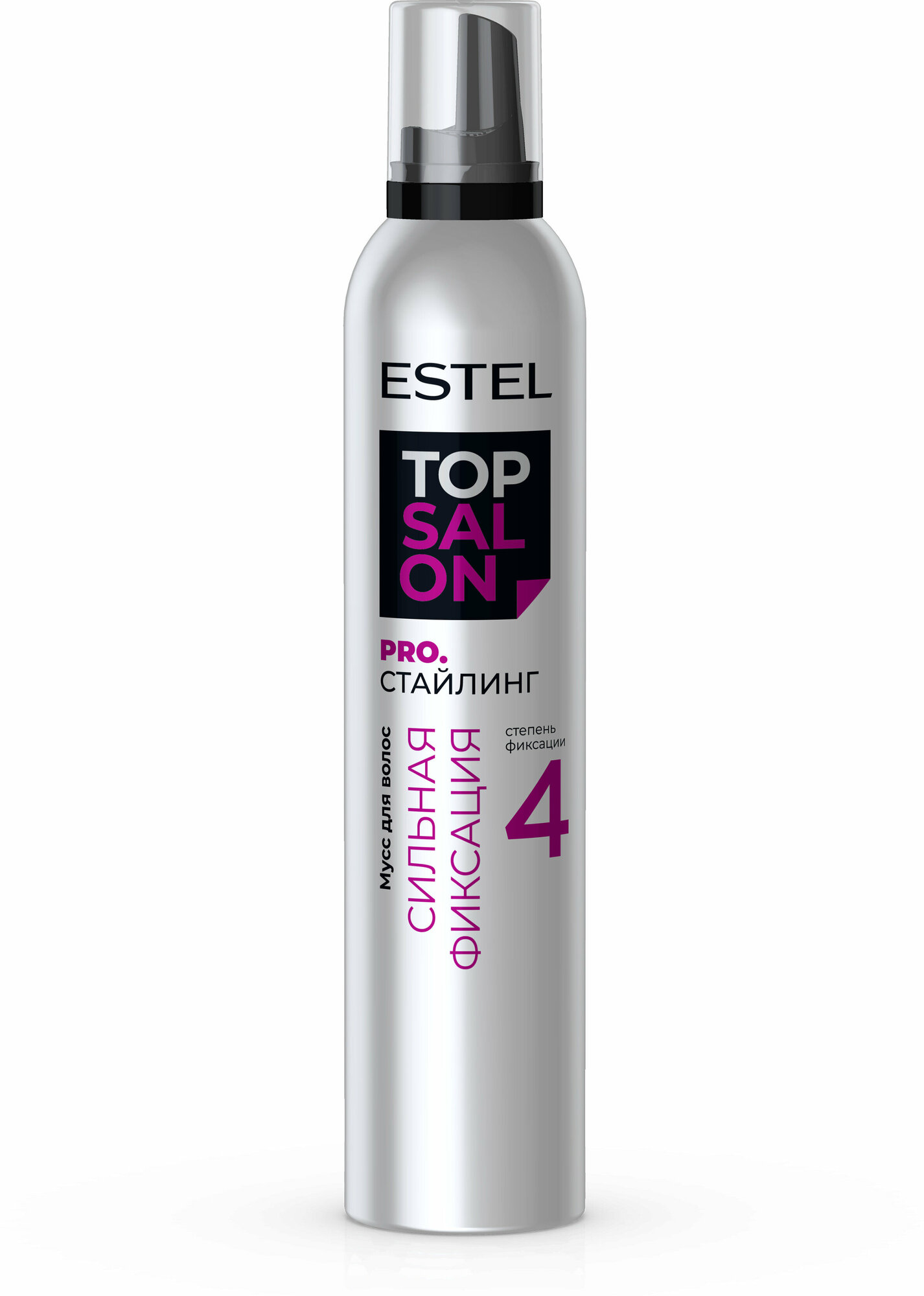 Мусс для волос ESTEL TOP SALON PRO. Стайлинг сильная фиксация, 350мл