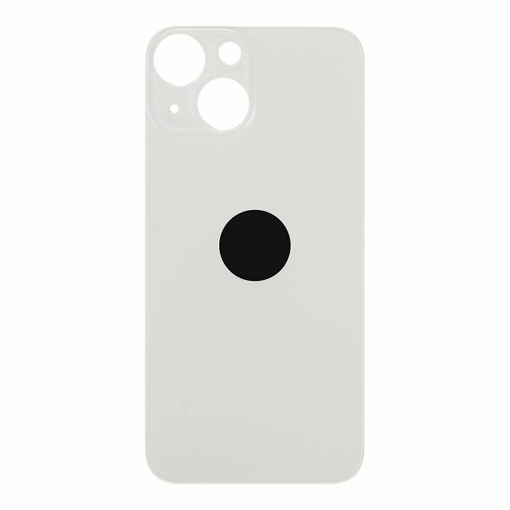 Задняя крышка для iPhone 13 mini с логотипом (белый)