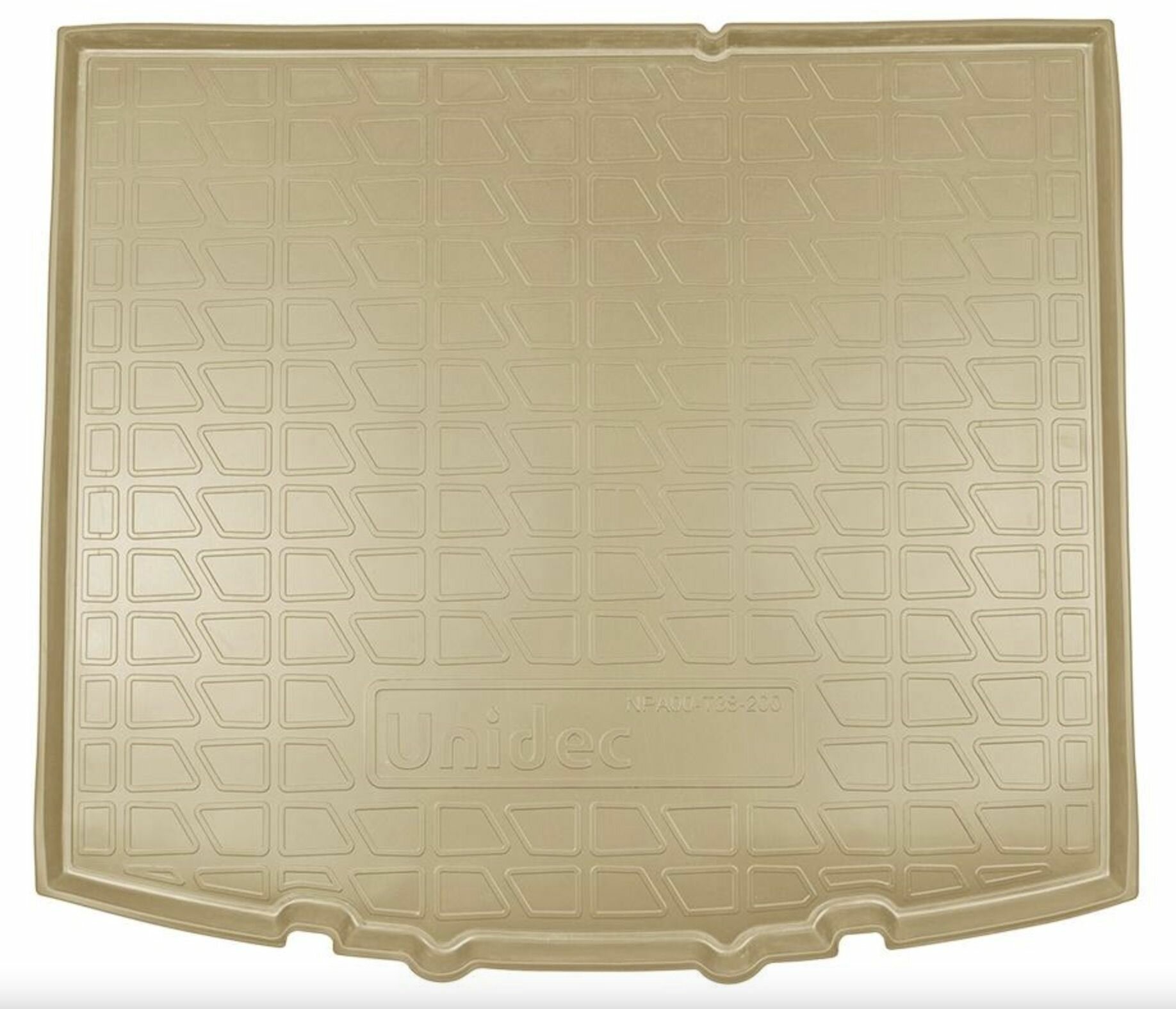 Коврик в багажник Norplast/Unidec для москвич 3 (2022-) Бежевый, полиуретан, арт. NPA00-T38-200-1-B