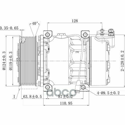Компрессор кондиционера SCANIA P/G/R/T-SERIES шт. Zikmar арт. Z14436R
