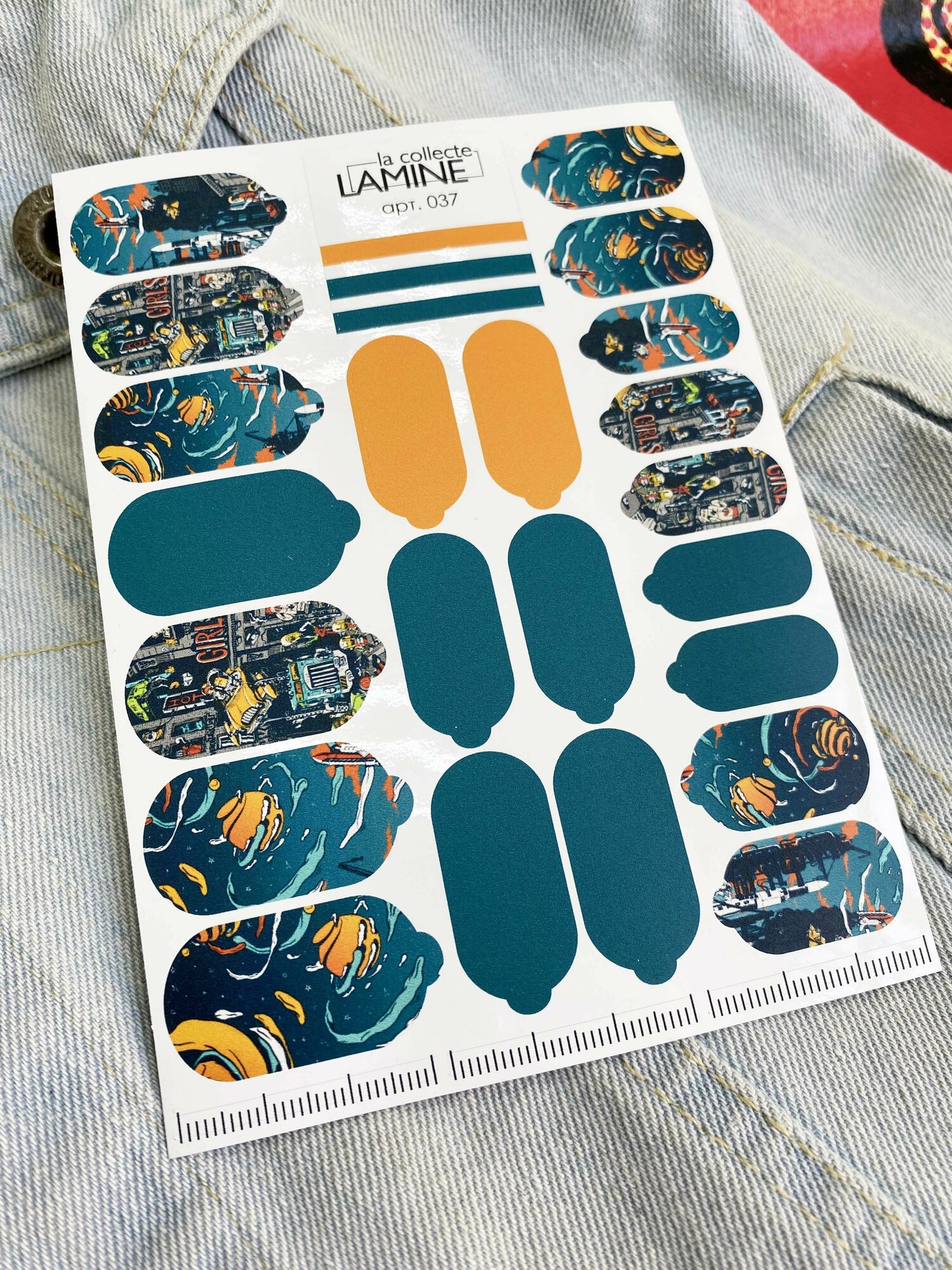 LAMINE la collecte / Пленка для ногтей / Наклейки с дизайном для маникюра