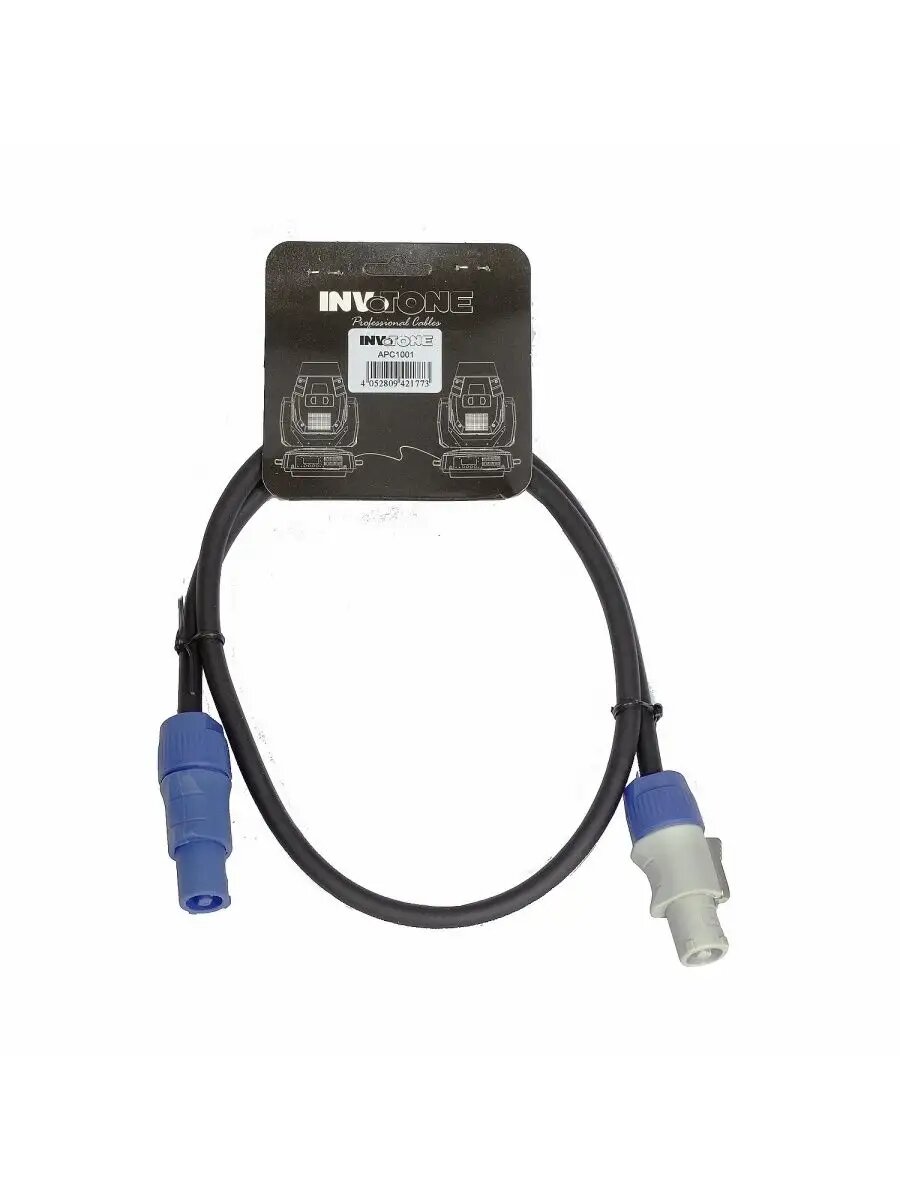 Кабель силовой 3х1.5мм2 APC1001 PowerCon In/Out, 1 м