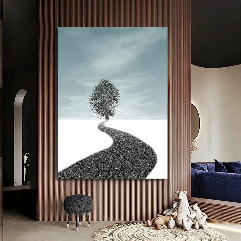 Картина абстракция Дерево, 50х70 см.