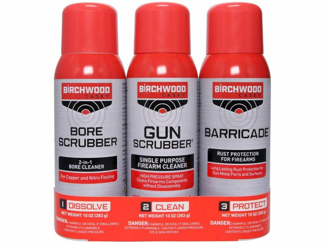 Набор средств Birchwood Casey (Bore Scrubber, Gun Scrubber, Barricade)