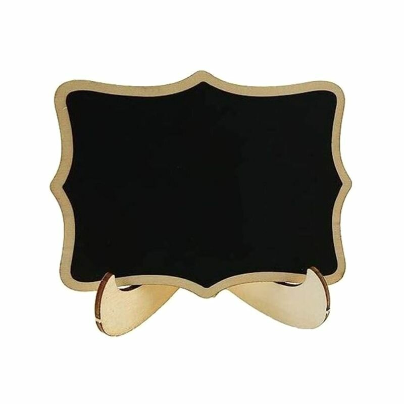 Набор из 10 мини-досок, многофункциональных досок для объявлений с подставкой мольберта свадеб и рождественских вечеринок